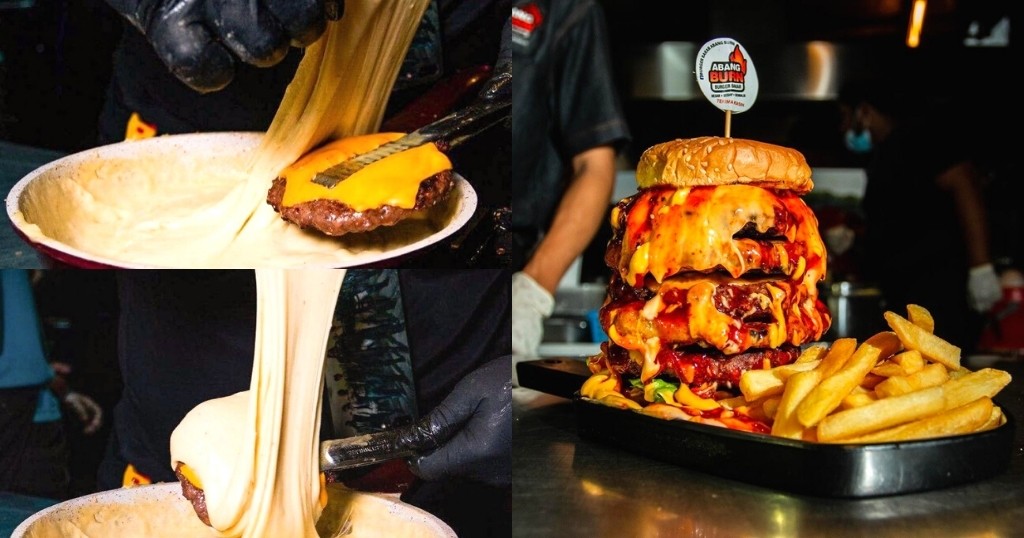 Burger Bakar Abang Burn - The Cheesiest Cheeseburger In Malaysia : Beep ...
